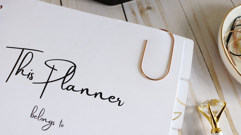 Extra Wide Jumbo Planner Paper Clips Large PAPERCLIP Black - Etsy