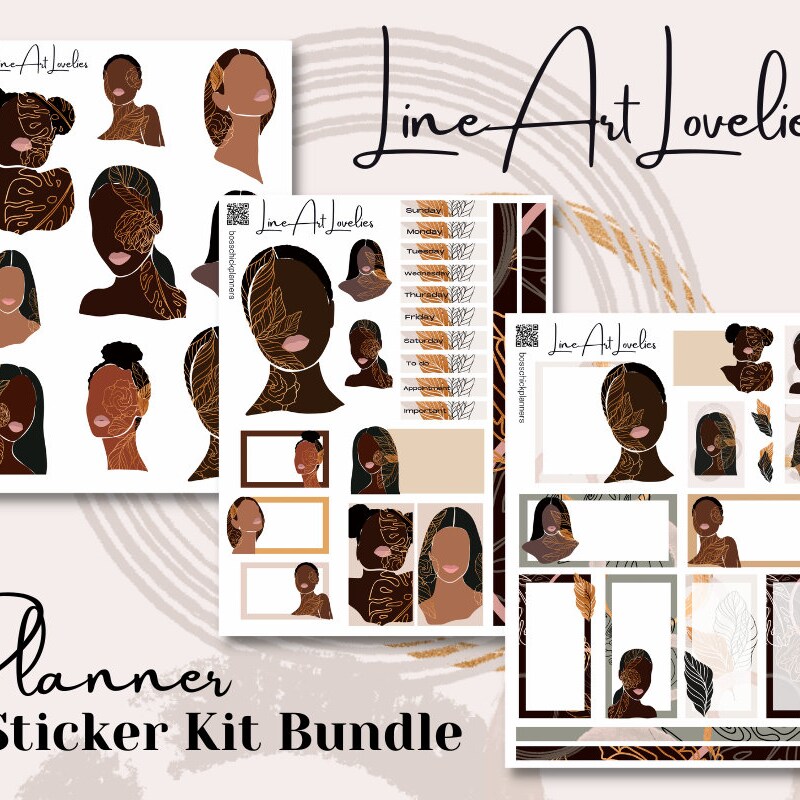 African Line Art - Etsy