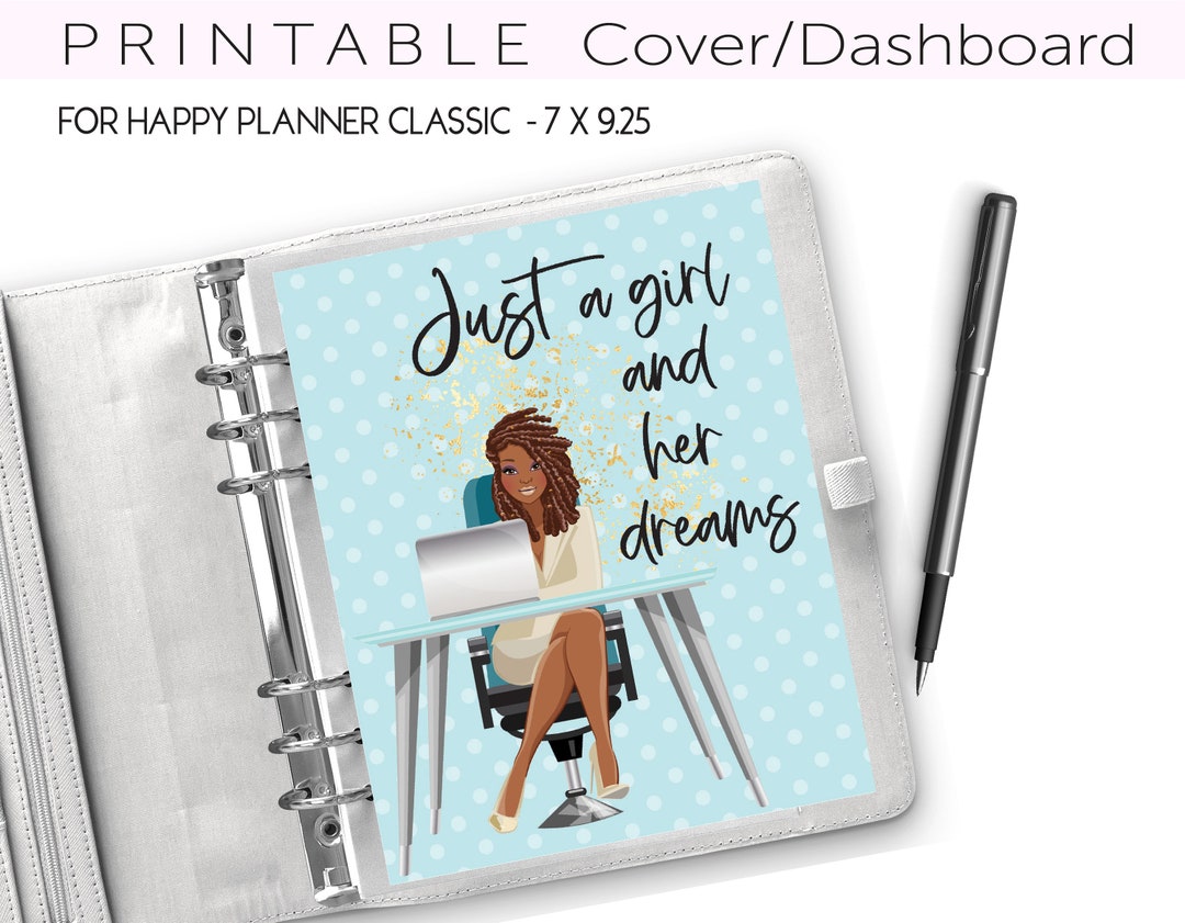 PRINTABLE Planner Cover, Printable Planner Dashboard, Digital Planner ...