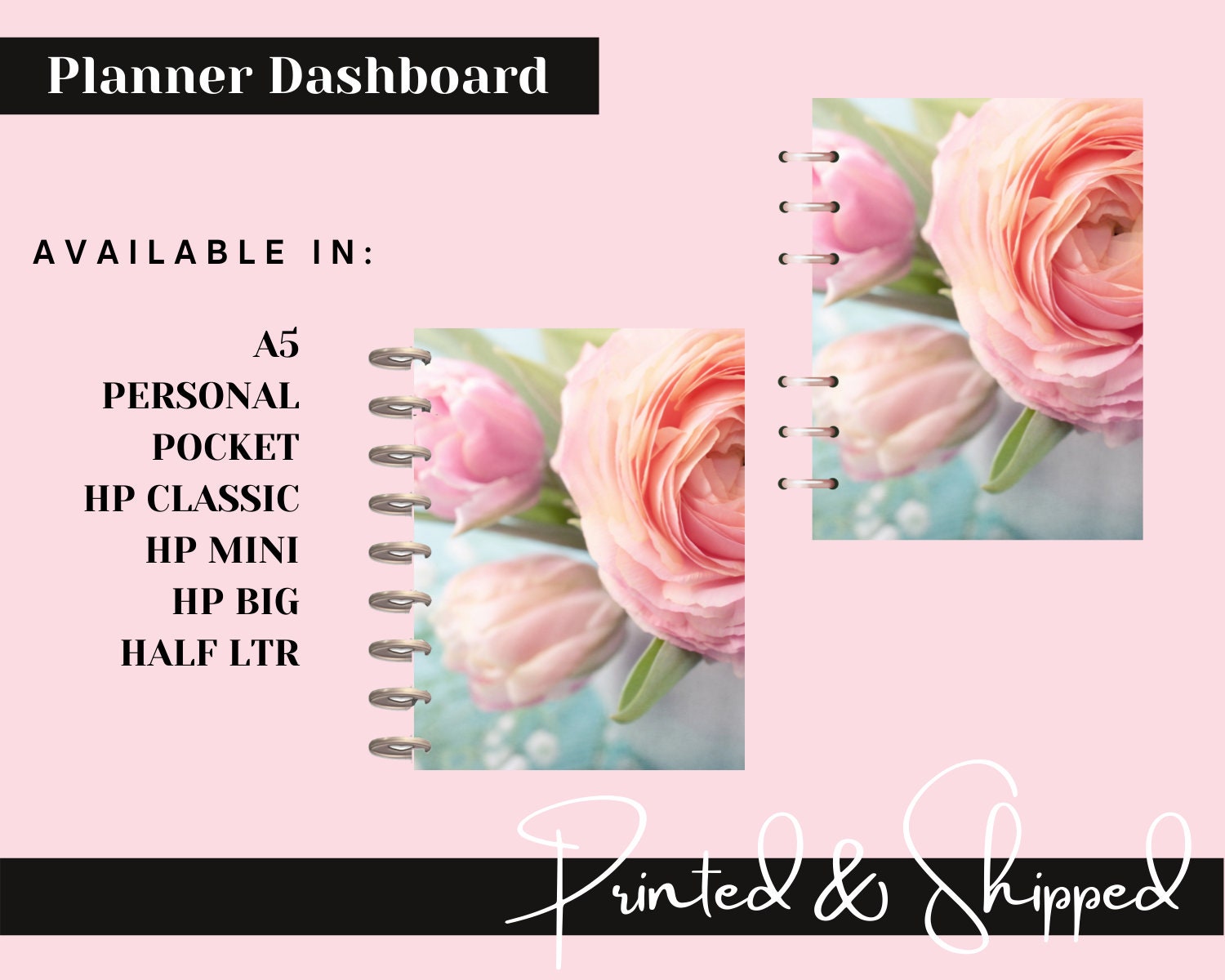 Beautiful Spring Planner Dashboards Planner Covers Hplanner - Etsy