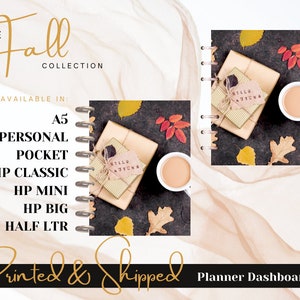 The Fall Collection Planner Dashboards, Planner Covers, Hplanner Covers ...