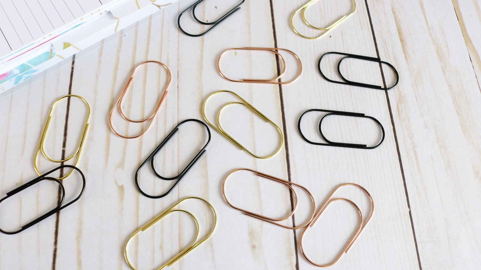 Extra Wide Jumbo Planner Paper Clips Large PAPERCLIP Black - Etsy