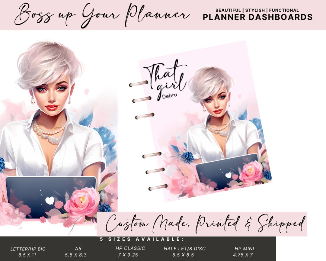 That Girl Boss Chick Planners Dashboard | Boss Chick Planner Inserts ...