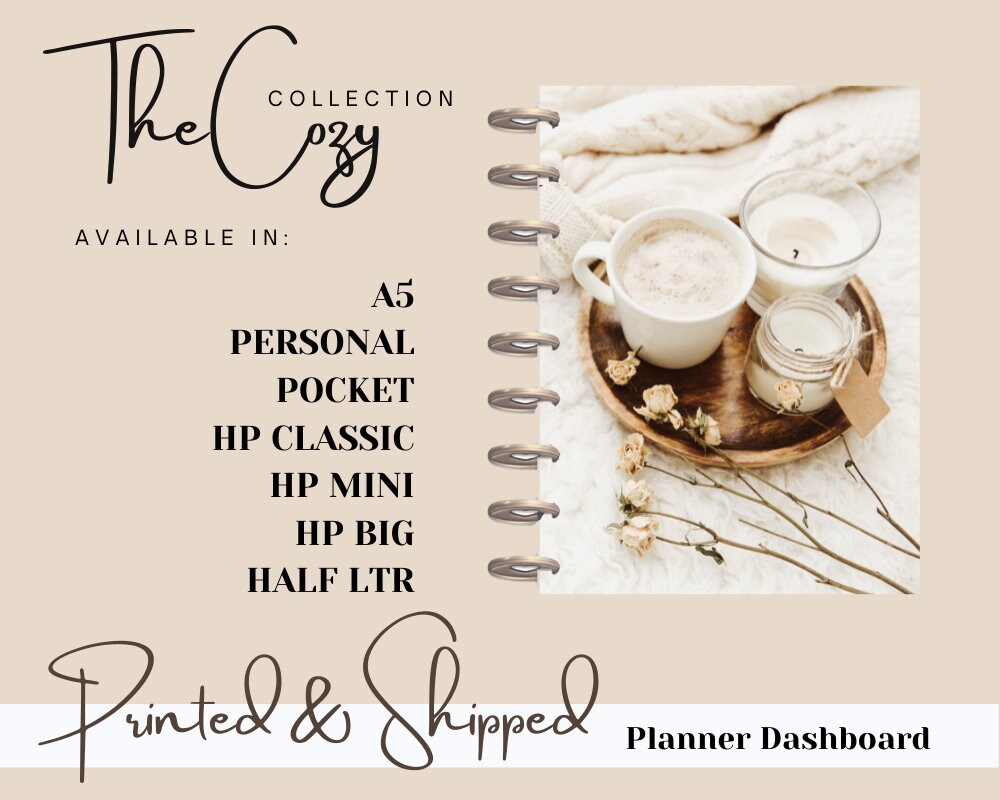 The Cozy Collection Planner Dashboards Planner Covers - Etsy