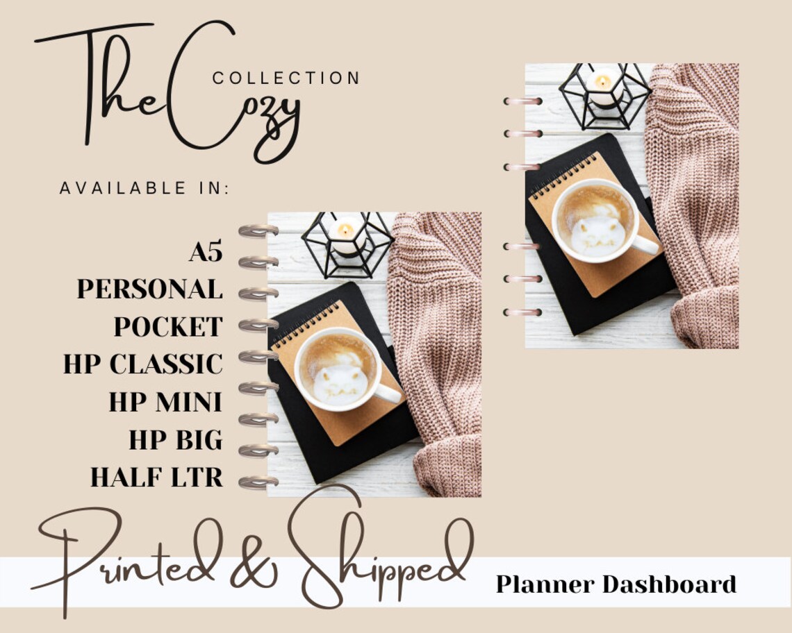 The Cozy Collection Planner Dashboards, Planner Covers, Hplanner Covers ...