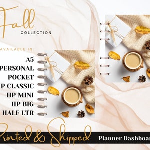 The Fall Collection Planner Dashboards, Planner Covers, Hplanner Covers ...