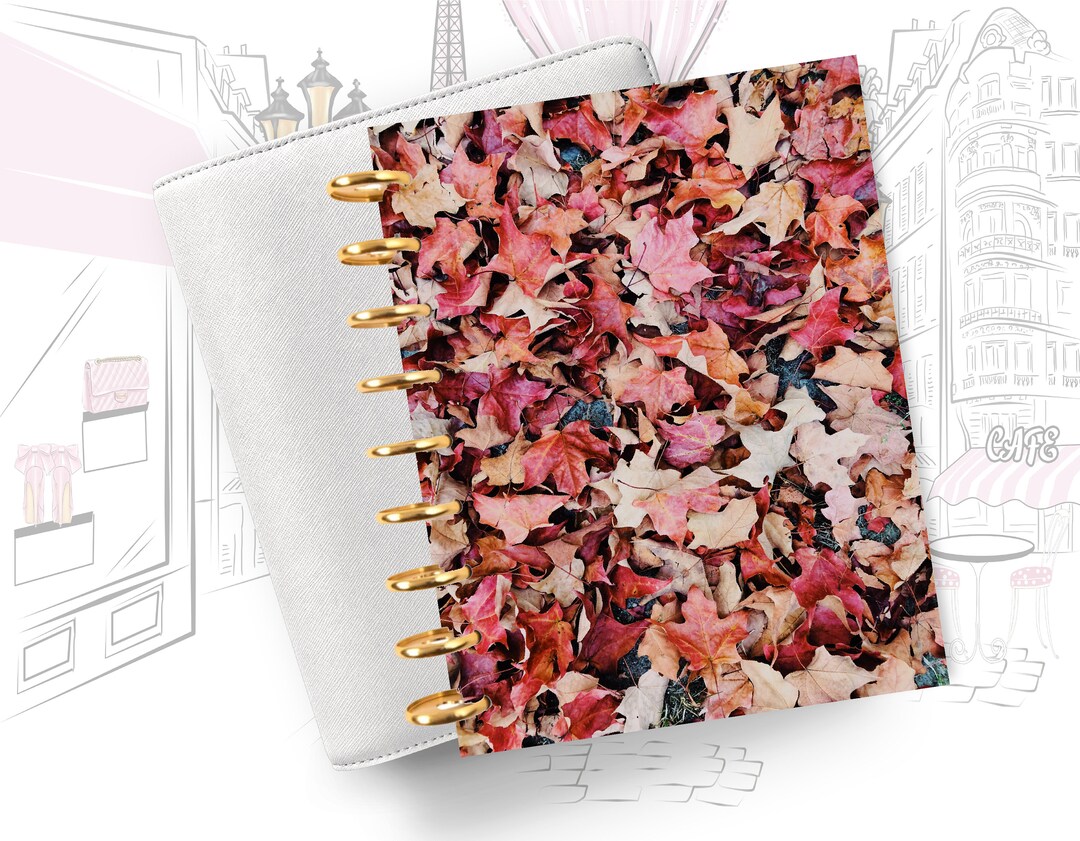 Fall Leaf Planner Dashboard Covers, Autumn Leaf Planner Covers, Happy ...