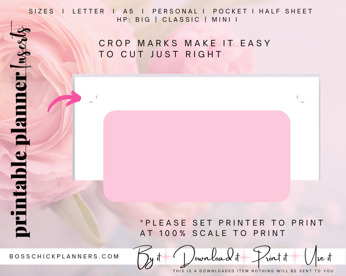 Printable Planner Sheets | Girl Boss Lady Daily Schedule | A5 | Classic ...