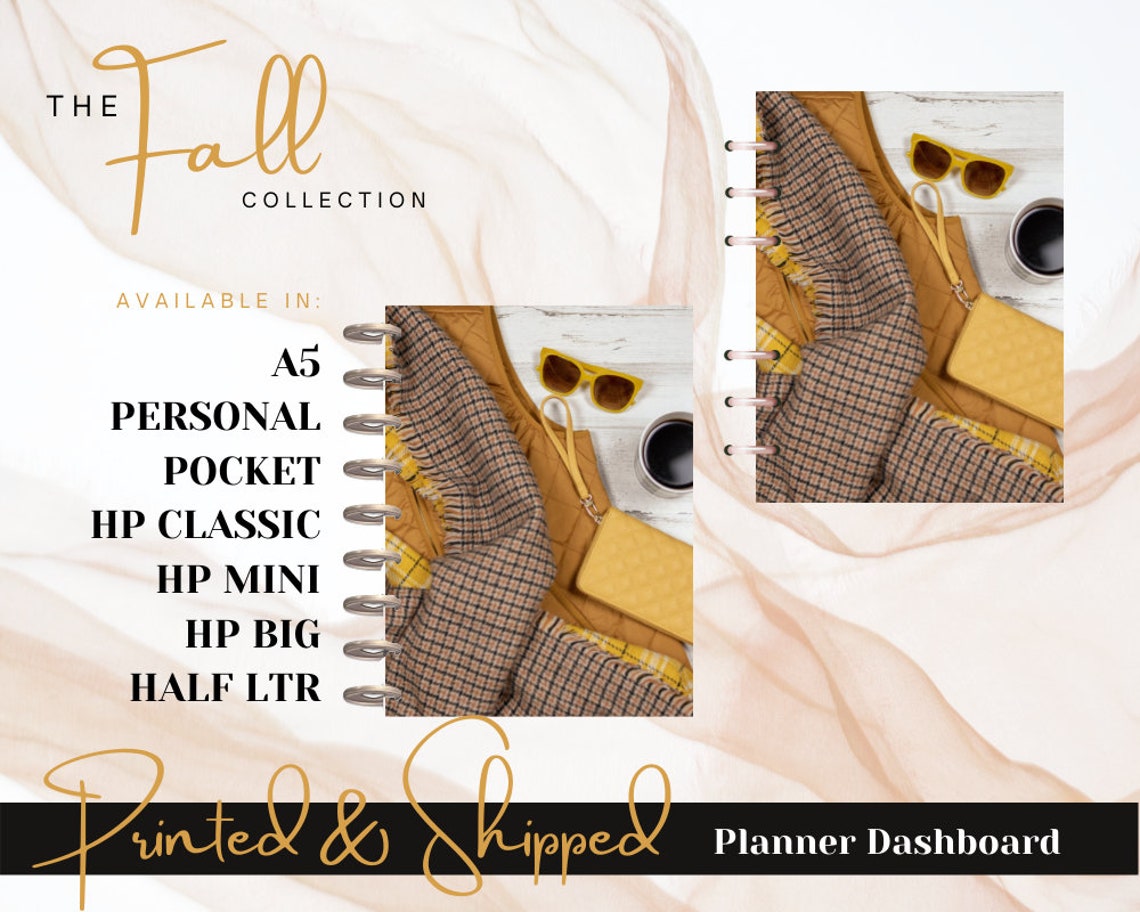 The Fall Collection Planner Dashboards Planner Covers - Etsy