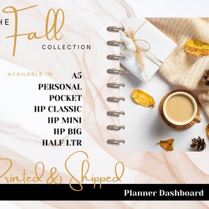 The Fall Collection Planner Dashboards, Planner Covers, Hplanner Covers ...