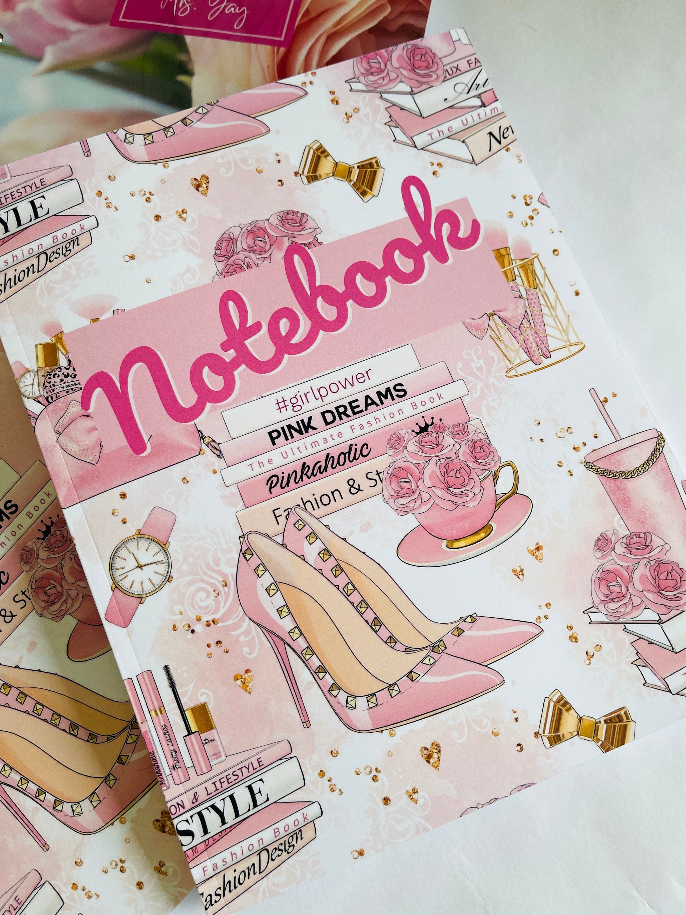 Fashion Girl Notebook Journal W/120 Inspirational Quotes Motivating ...