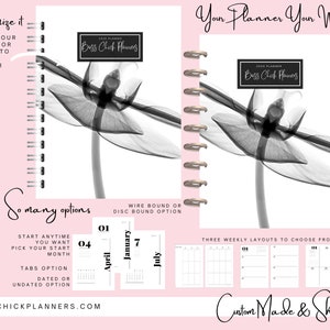 12 Month Planner - Your Planner Your Way - Choose Start Month, Disc ...