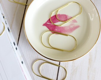 Rose Gold Extra Wide Jumbo Planner Paper Clips Large PAPERCLIP Rose ...