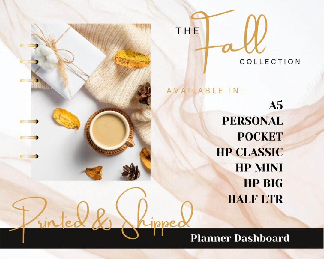 The Fall Collection Planner Dashboards, Planner Covers, Hplanner Covers ...