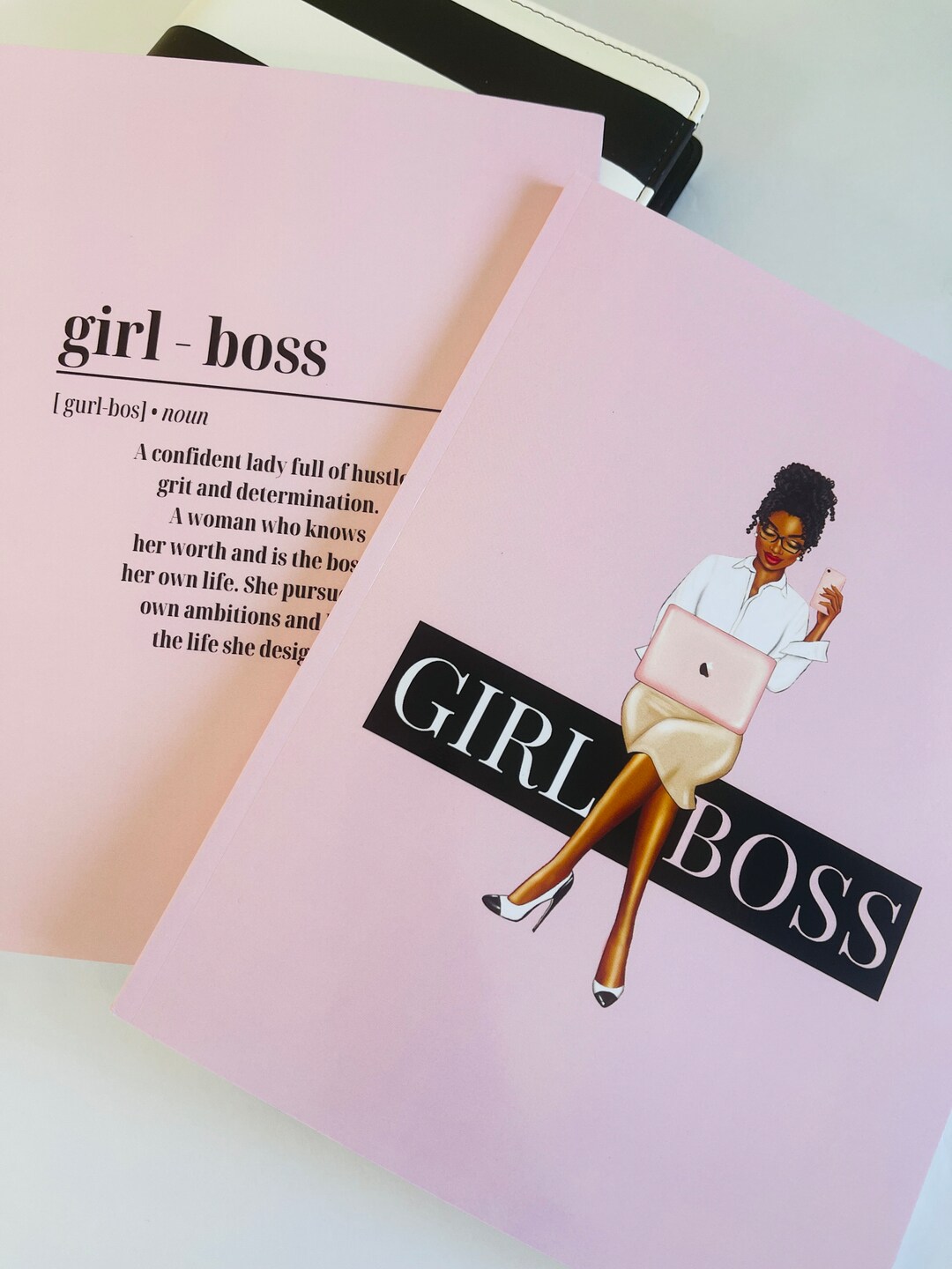 Black Girl Magic Girl Boss Writing Journal for African American Women ...