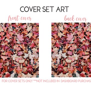 Fall Leaf Planner Dashboard Covers, Autumn Leaf Planner Covers, Happy ...