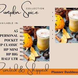 The Pumpkin Spice Collection Planner Dashboards, Hplanner, Agenda, A5 ...
