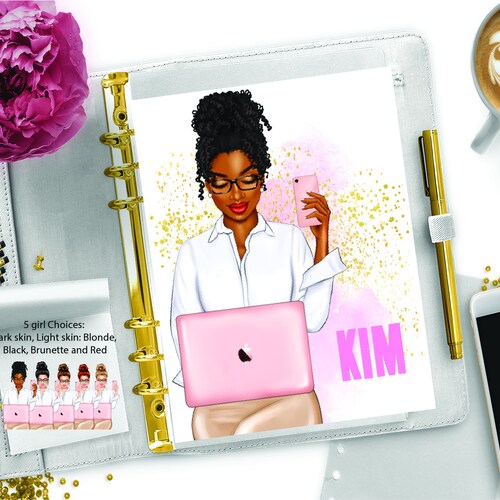 Reading Women Planner Dashboard Covers Personalized Cover - Etsy