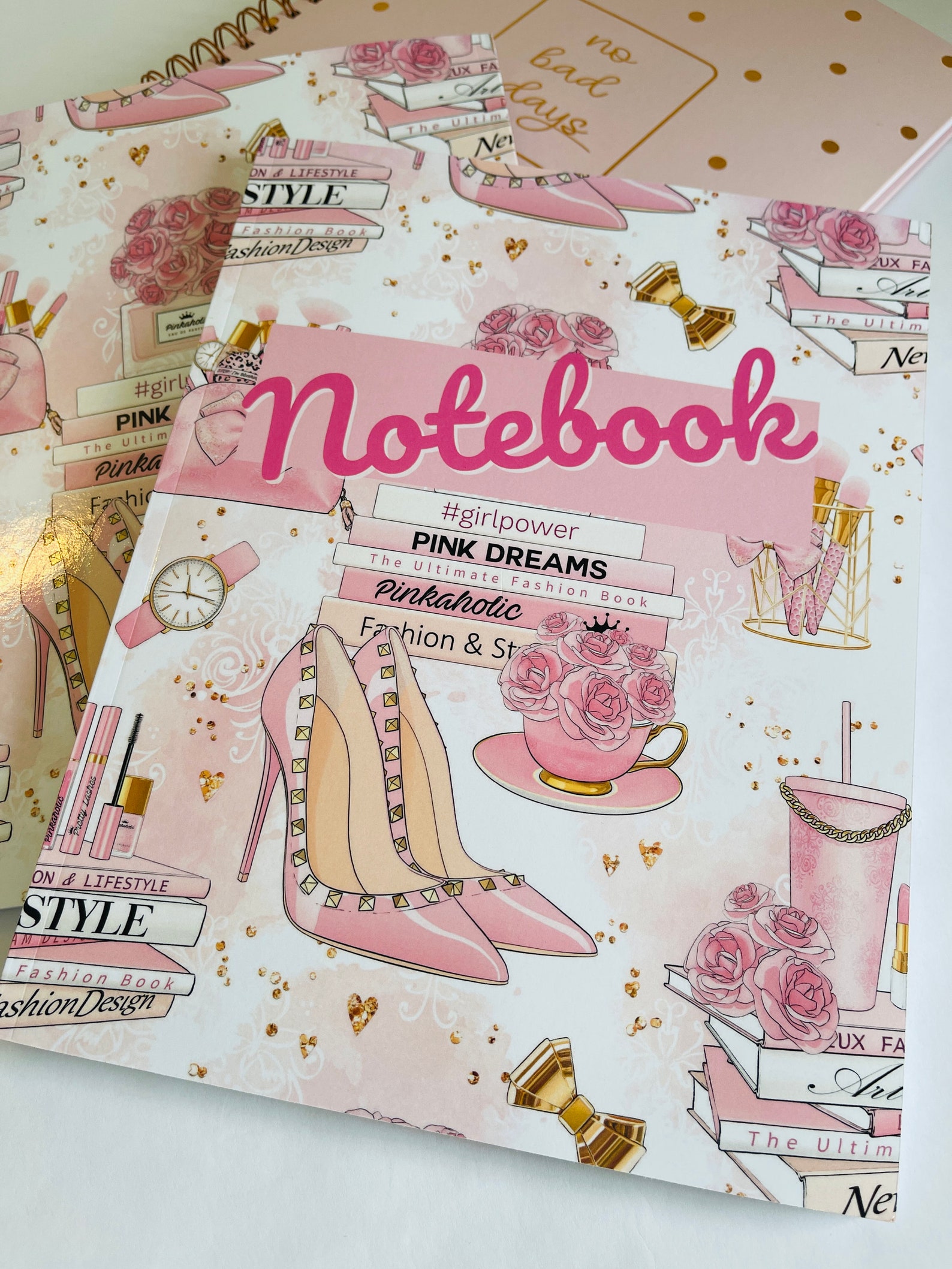 Fashion Girl Notebook Journal W/120 Inspirational Quotes Motivating ...