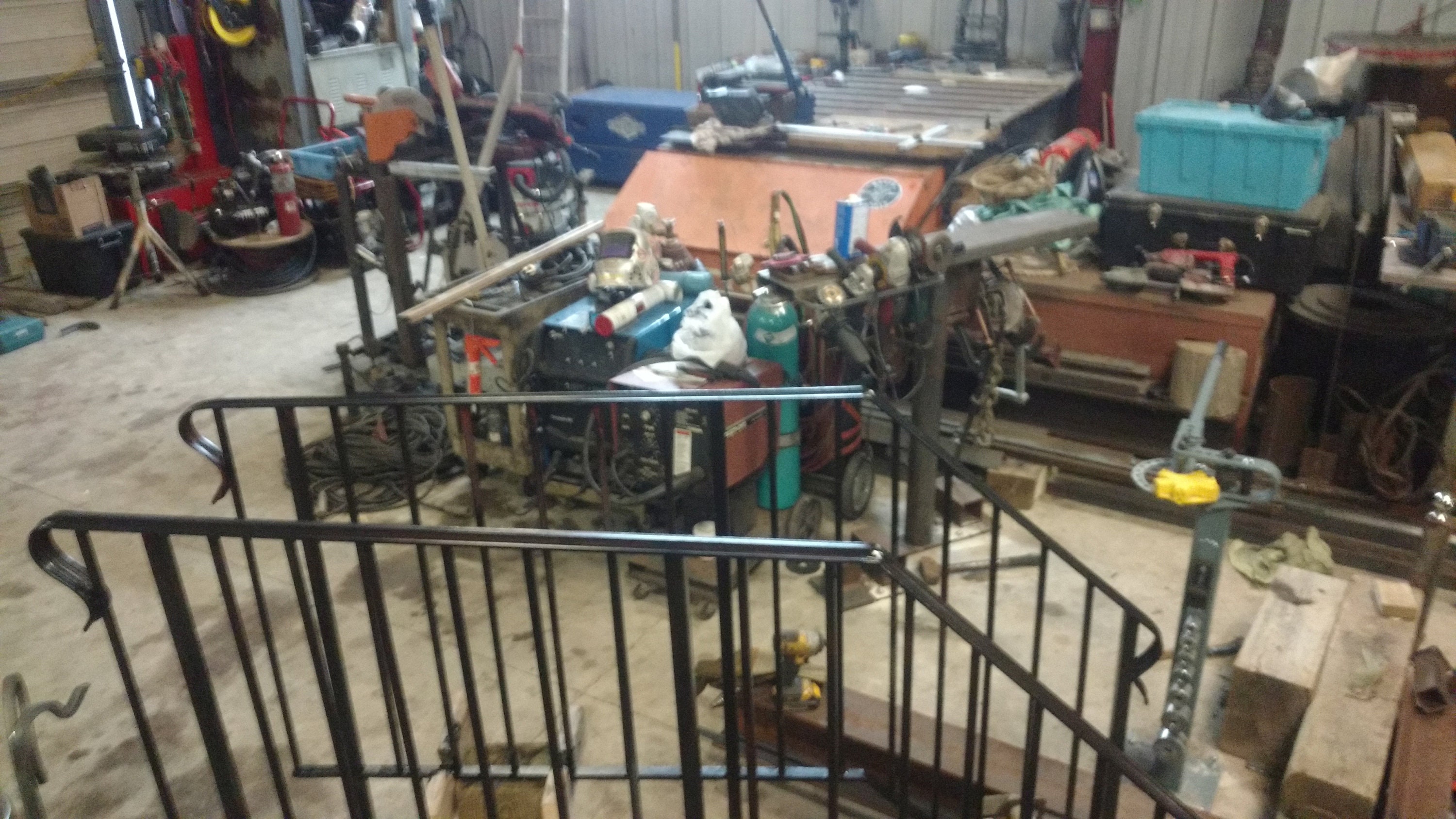 Ironworks Misc. Handrail, Hose Hanging Stand and Ornamental Brackets ...