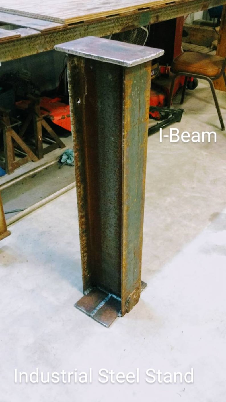 Ironworks Pedestal. Wide Flange Steel Column. Table & Bench Leg. Multi ...