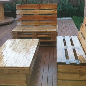 Rustic Pallet Chairs - Etsy