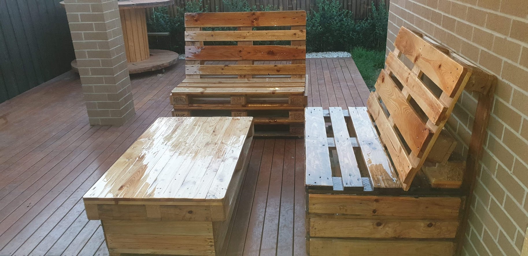 Rustic Pallet Chairs - Etsy