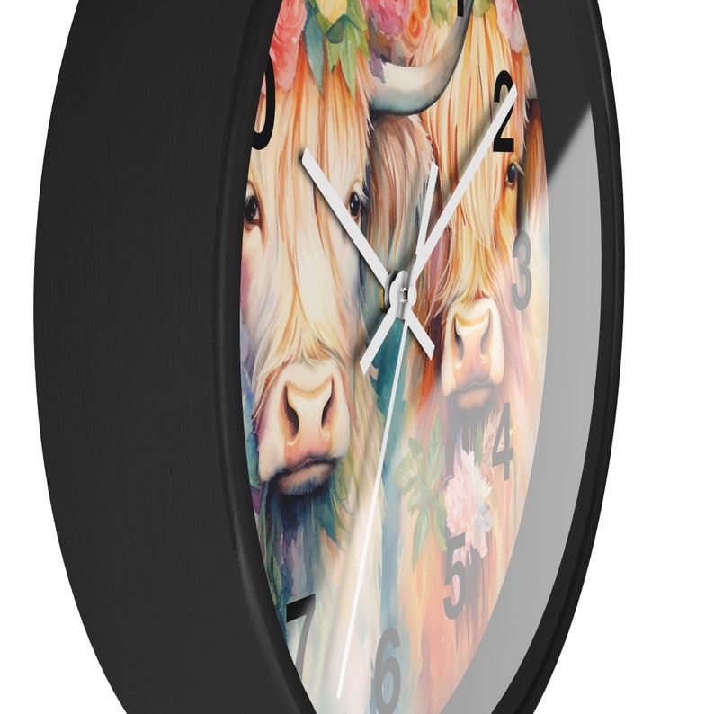 Highland Cow Wall Clock - Etsy