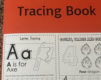 Number Tracing Book for Preschoolers, Kindergarten and Kids Ages 3-5 ...