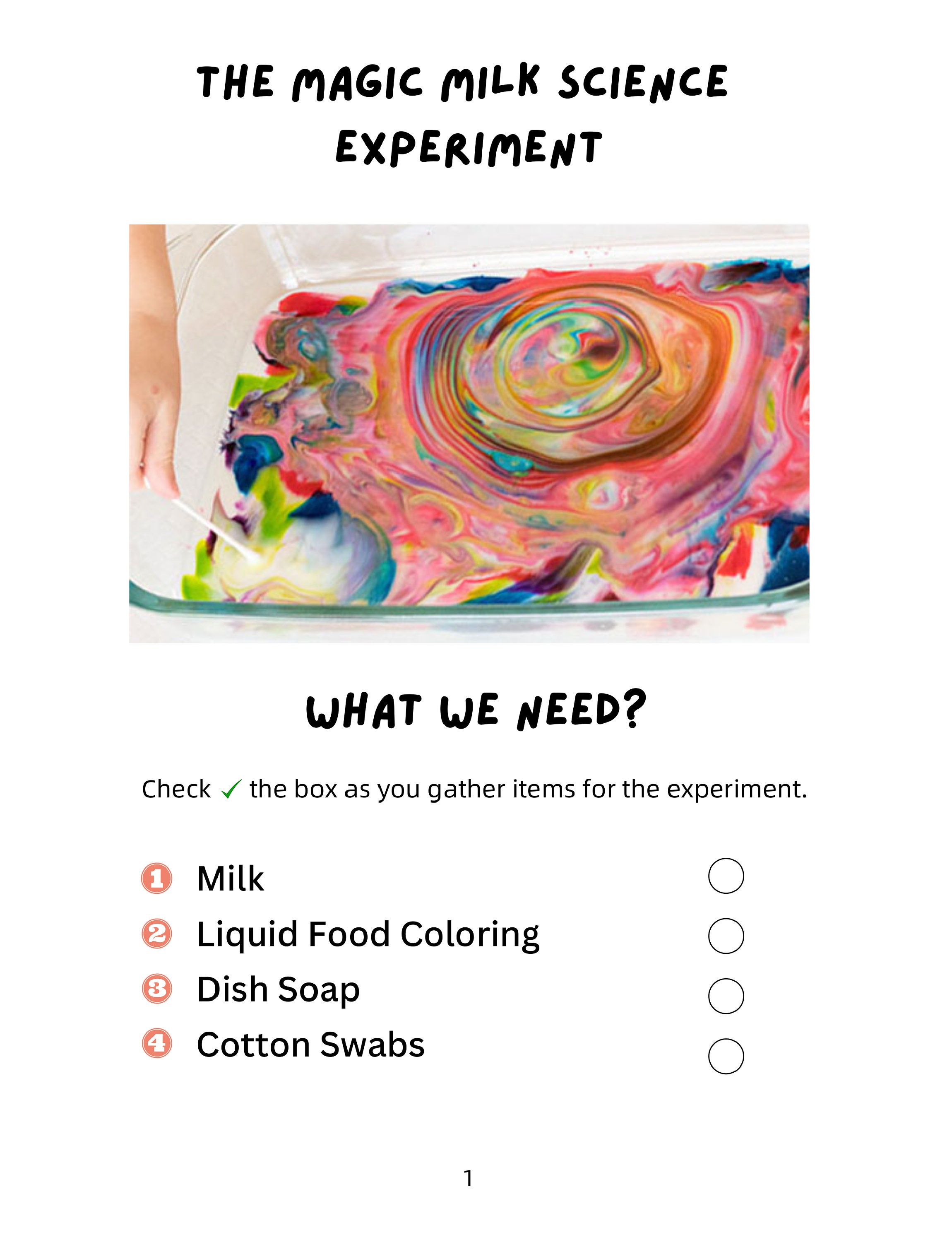 Early Science Experiment Book for Preschoolers - Etsy