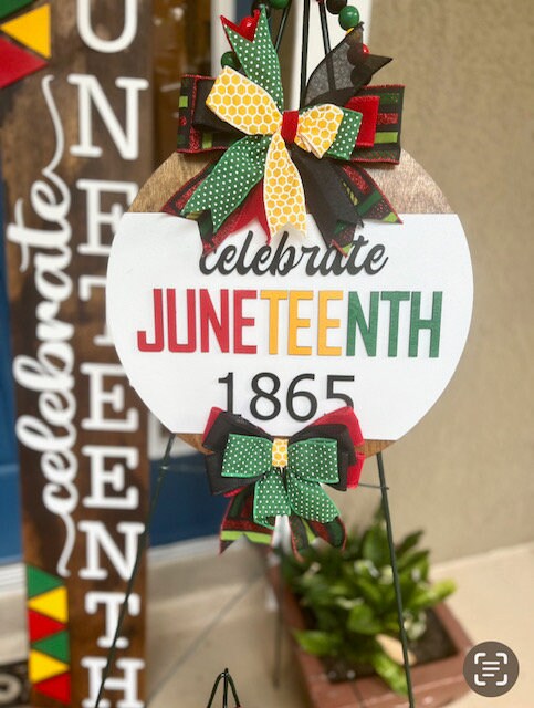 Juneteenth & Freedom Day Porch Leaners , 1865, Black History Month, BLM ...