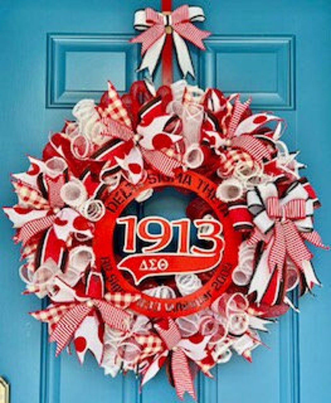 Licensed Delta Sigma Theta Wreaths - Etsy