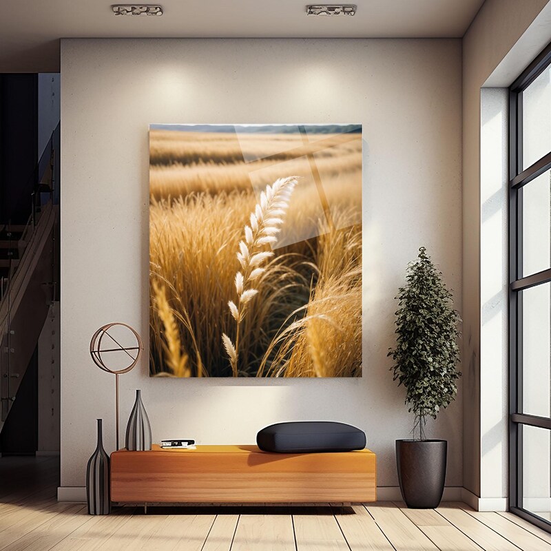 Stained Glass Wheat Panel - Etsy