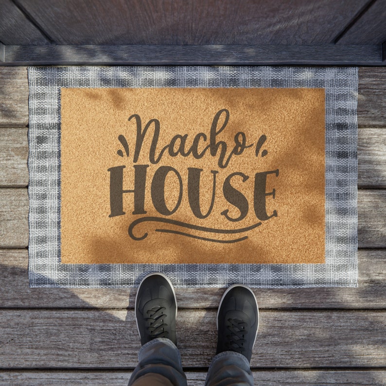 Nacho House Doormat Humorous Welcome Mat For Front Door Funny And