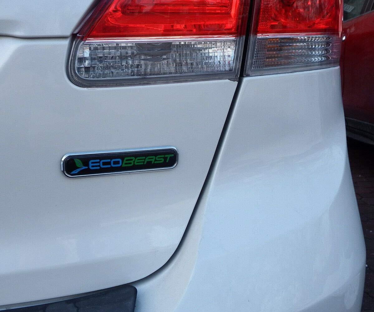 Ecobeast Black Chrome Emblem 3D Auto Decal Car Bike Boat 5.3" F150 ...