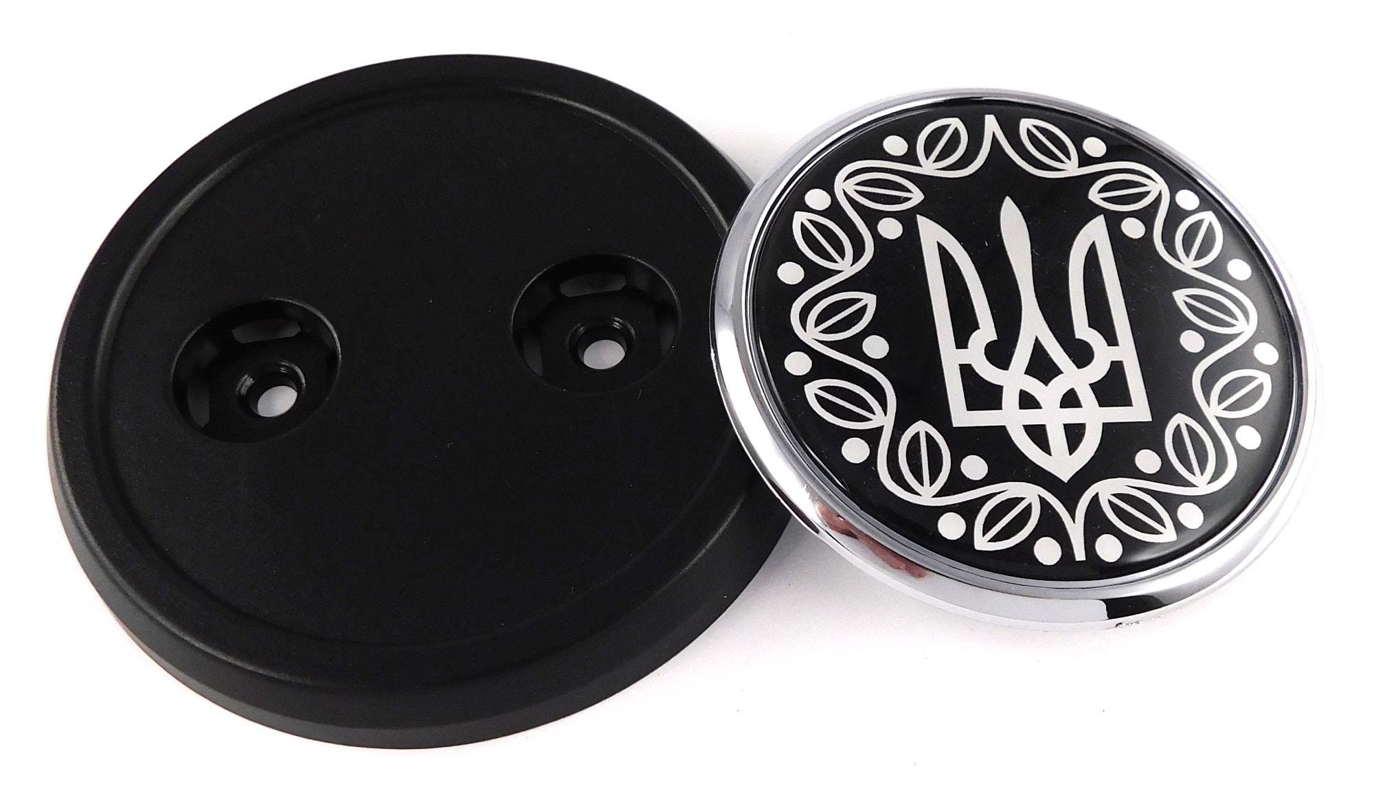 Ukraine Black Ukrainian Flag With Tryzub Trident Car Truck | Etsy