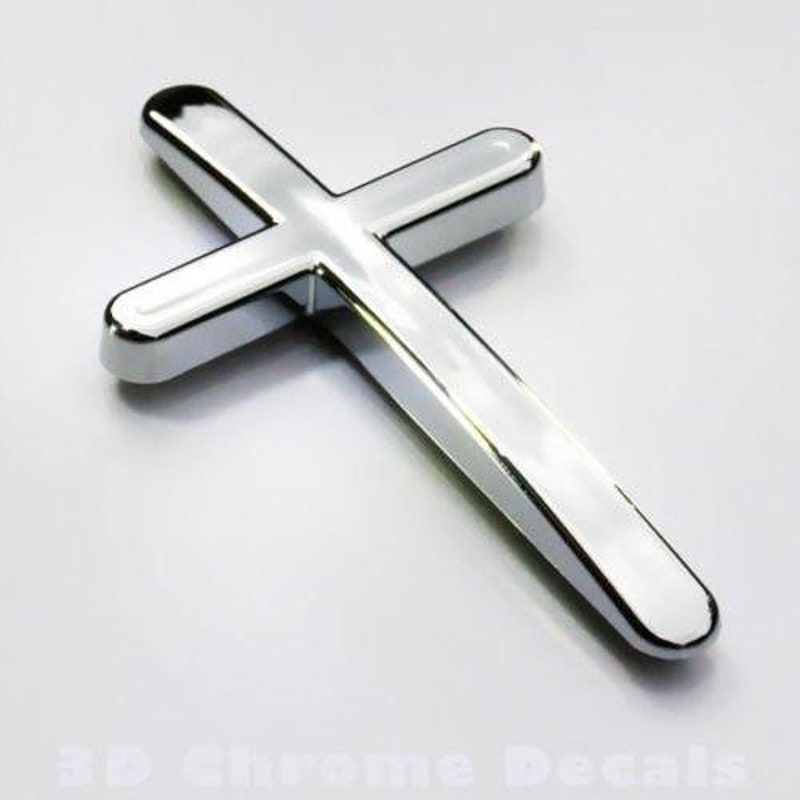 Chrome Crosses - Etsy