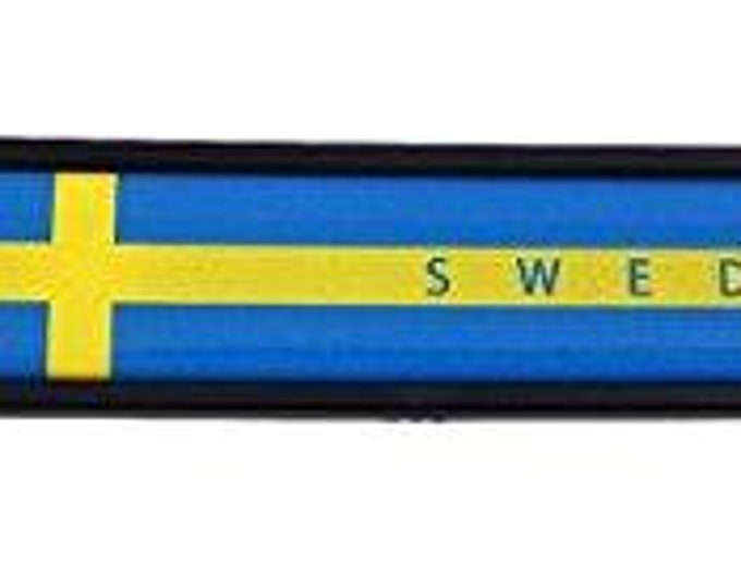 Sweden Swedish Flag Emblem Screw on Car License Plate Decal Badge - Etsy