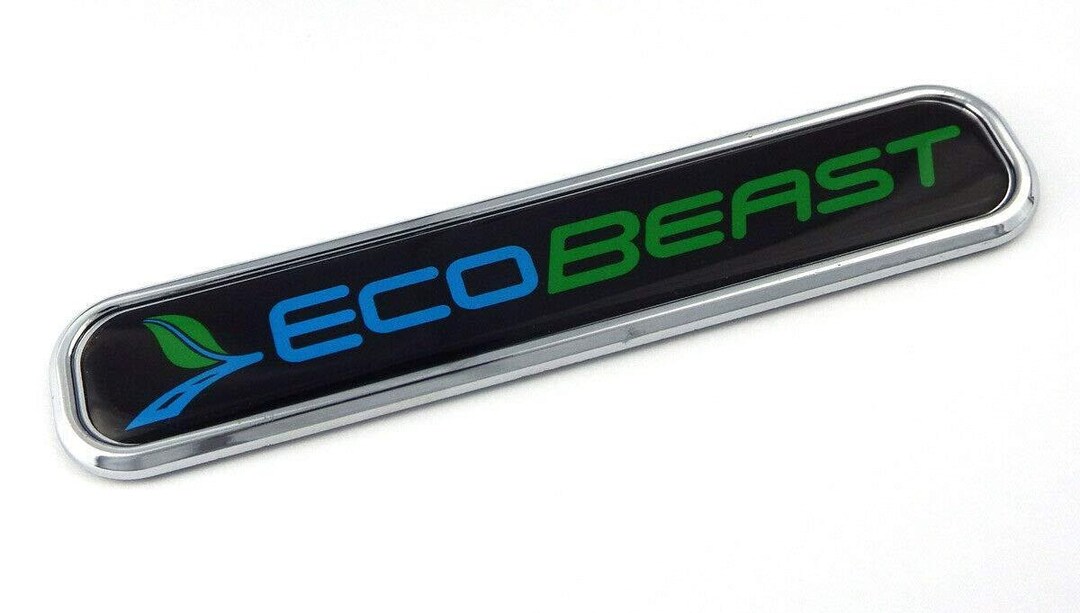 Ecobeast Black Chrome Emblem 3D Auto Decal Car Bike Boat 5.3" F150 - Etsy
