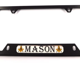 Masonic License Plate Frame - Etsy