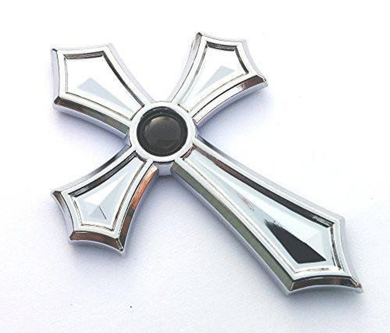 Christian Cross Jesus Cross Car Auto Bike Chrome Emblem Decal 3d ...