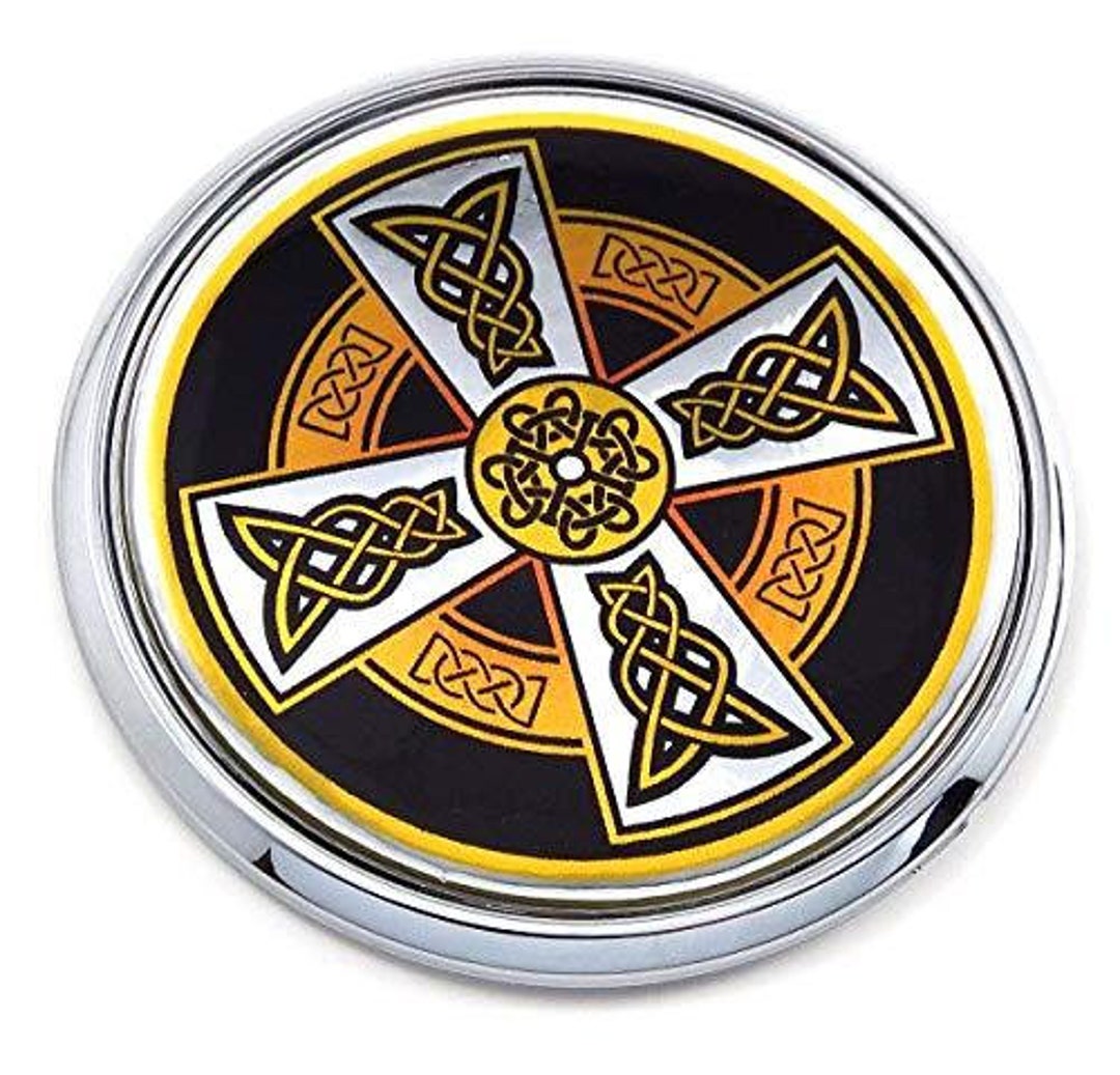 Celtic Flag 2.75" Car Chrome Round Emblem Decal 3d Sticker Badge Dc1 - Etsy