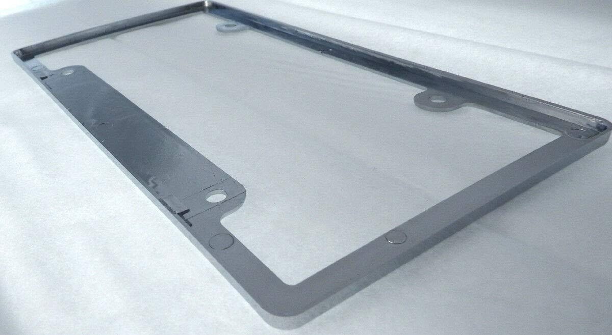 France French Flag Car License Plate Frame Chrome Plated Plastic CP08 ...