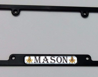 Masonic License Plate Frame | Etsy