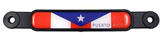 Puerto Rico Rican Flag Emblem Screw on Badge for Car License - Etsy