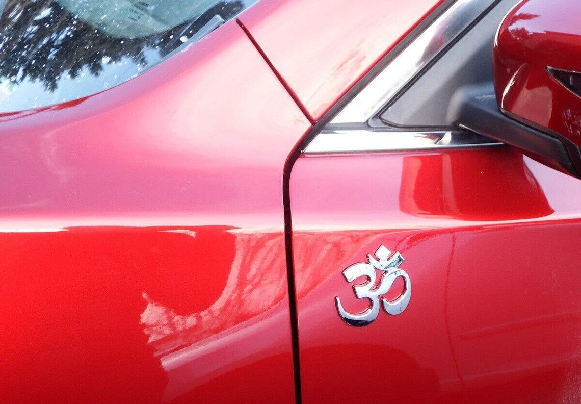Aum Om, Car Chrome Emblem Auto Bike 3D Badge Chrome Decal Yoga 2.5" - Etsy