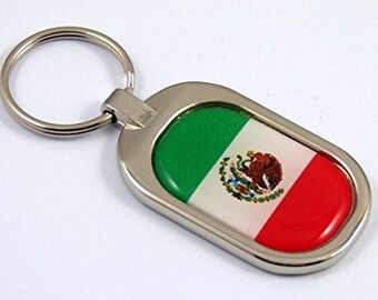 Mexican Flag Keychain - Etsy