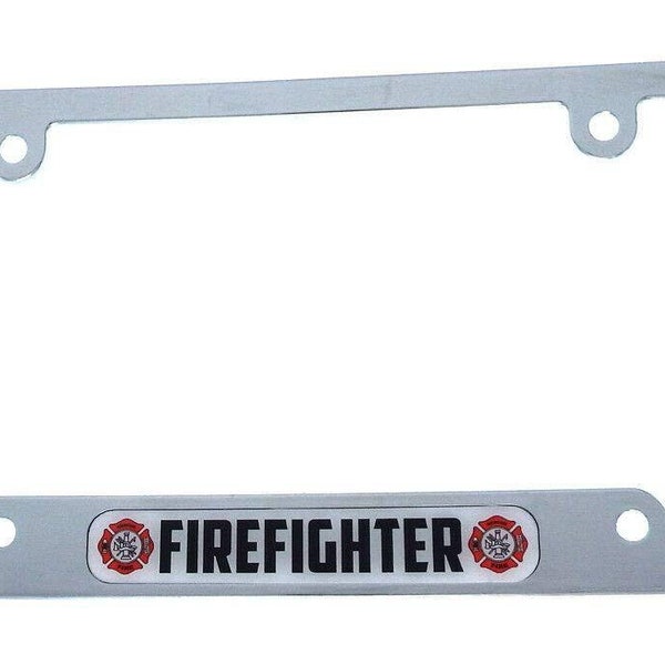 Fire Fighter License Plate Frame - Etsy