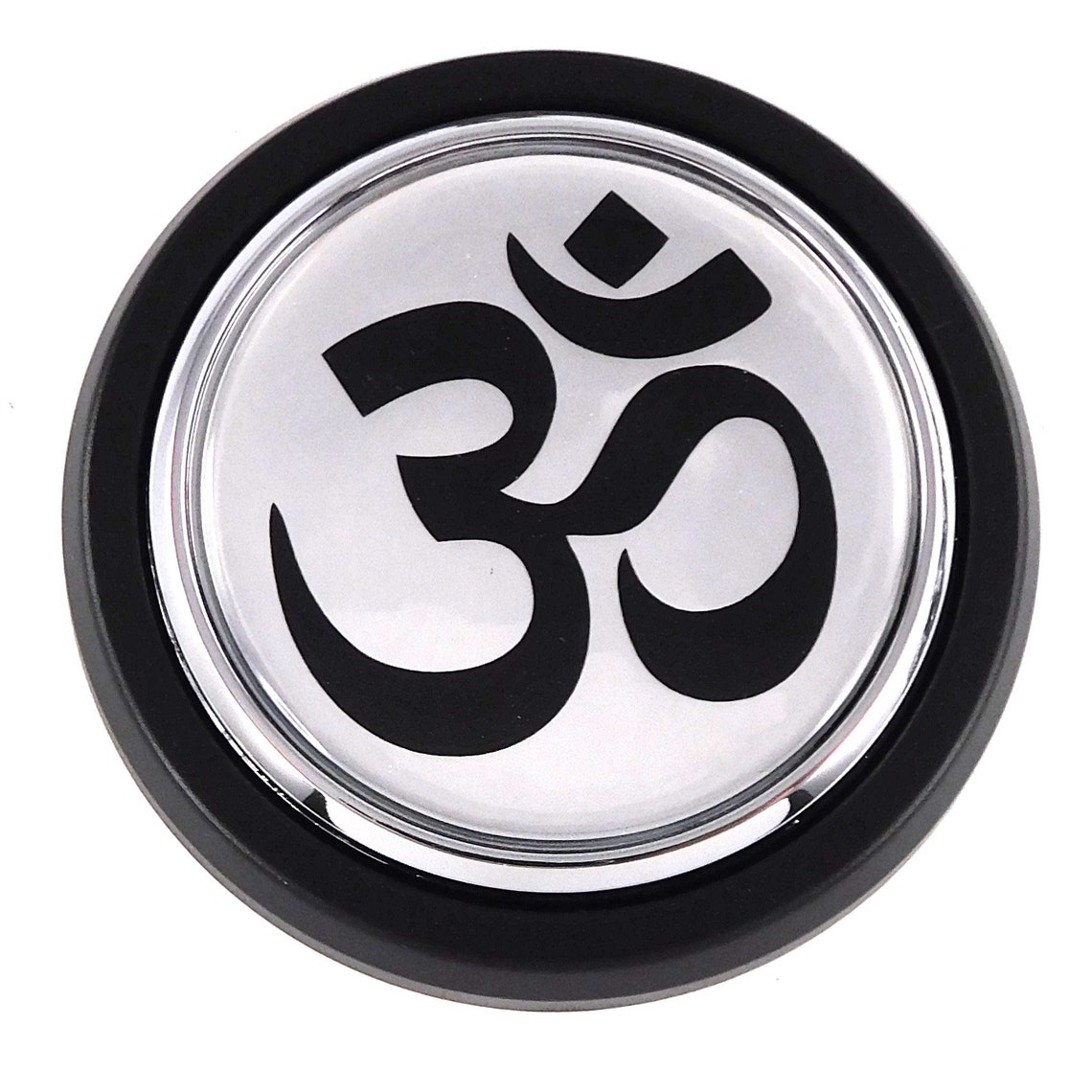 Aum Om Flag Car Truck Black Round Grill Badge 3.5 Grille | Etsy