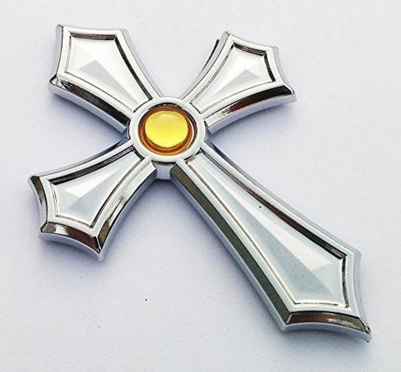 Christian Cross Jesus Cross Car Auto Bike Chrome Emblem Decal - Etsy Canada